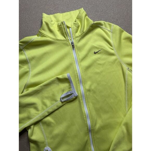 Nike | Tops | Nike Bright Yellow Zipup Hoodie | Poshmark